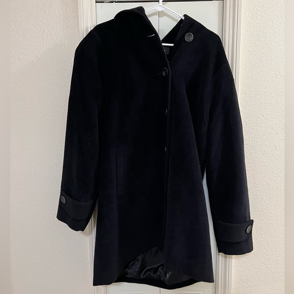 Jones New York | Jackets & Coats | Jones New York Black Button Coat ...